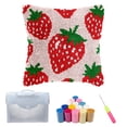Avocado Latch Hook Pillow Kit, DIY Cute Fruit Throw Pillow Set ...
