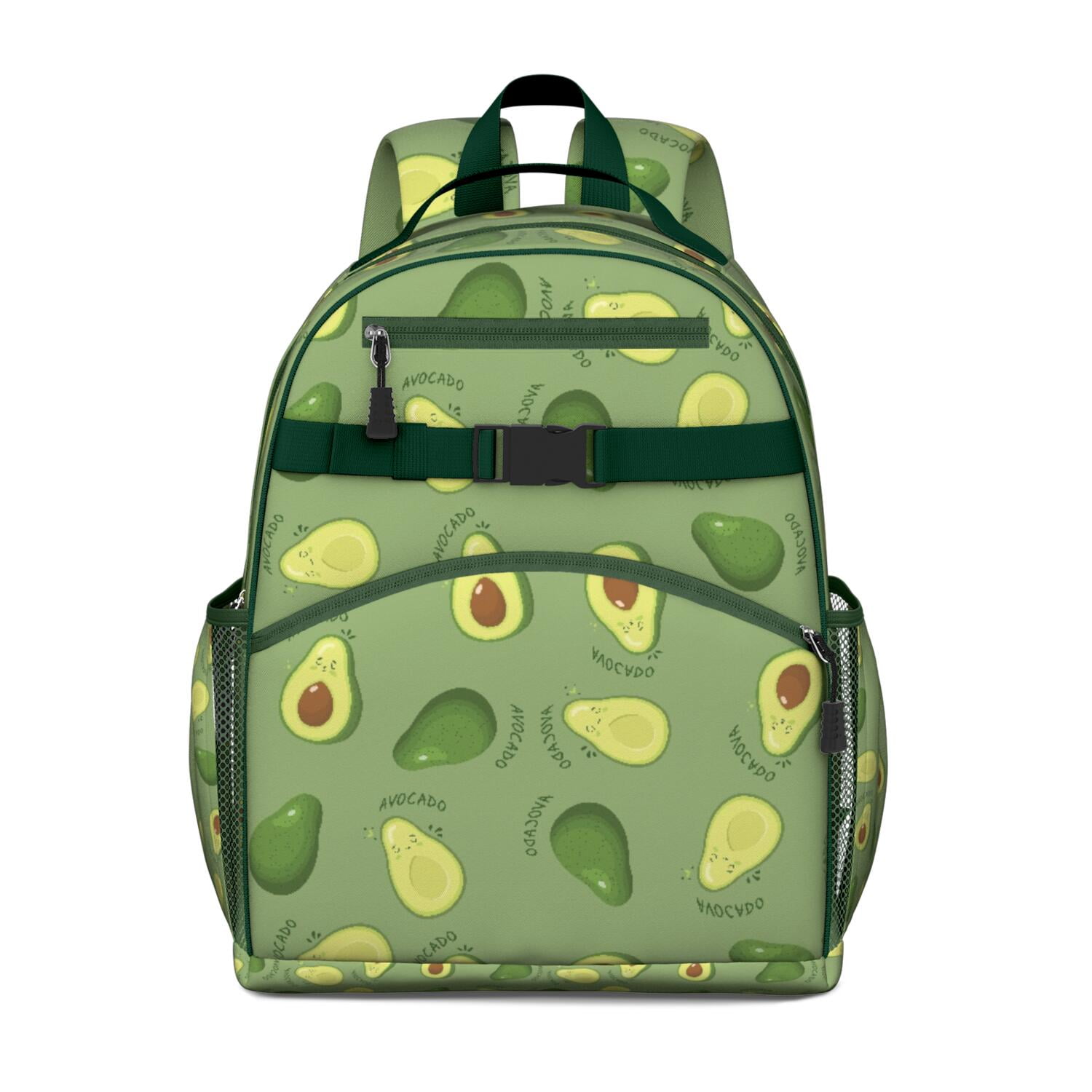Avocado Lover Art Backpack - Adjustable Waterproof Travel Bag with ...