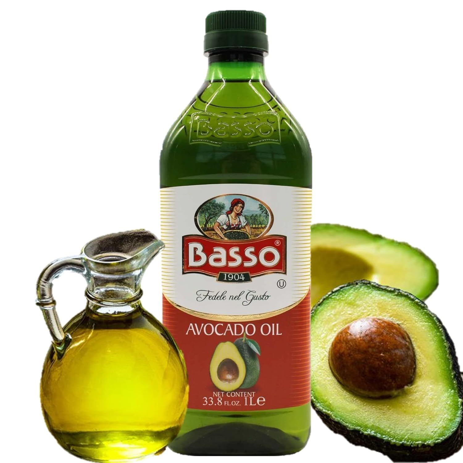 Avocado Oil, 1 LITER, (33.8 fl oz), BIG BOTTLE, Cooking, Salads, Smoothies, Shakes, Healthy ...