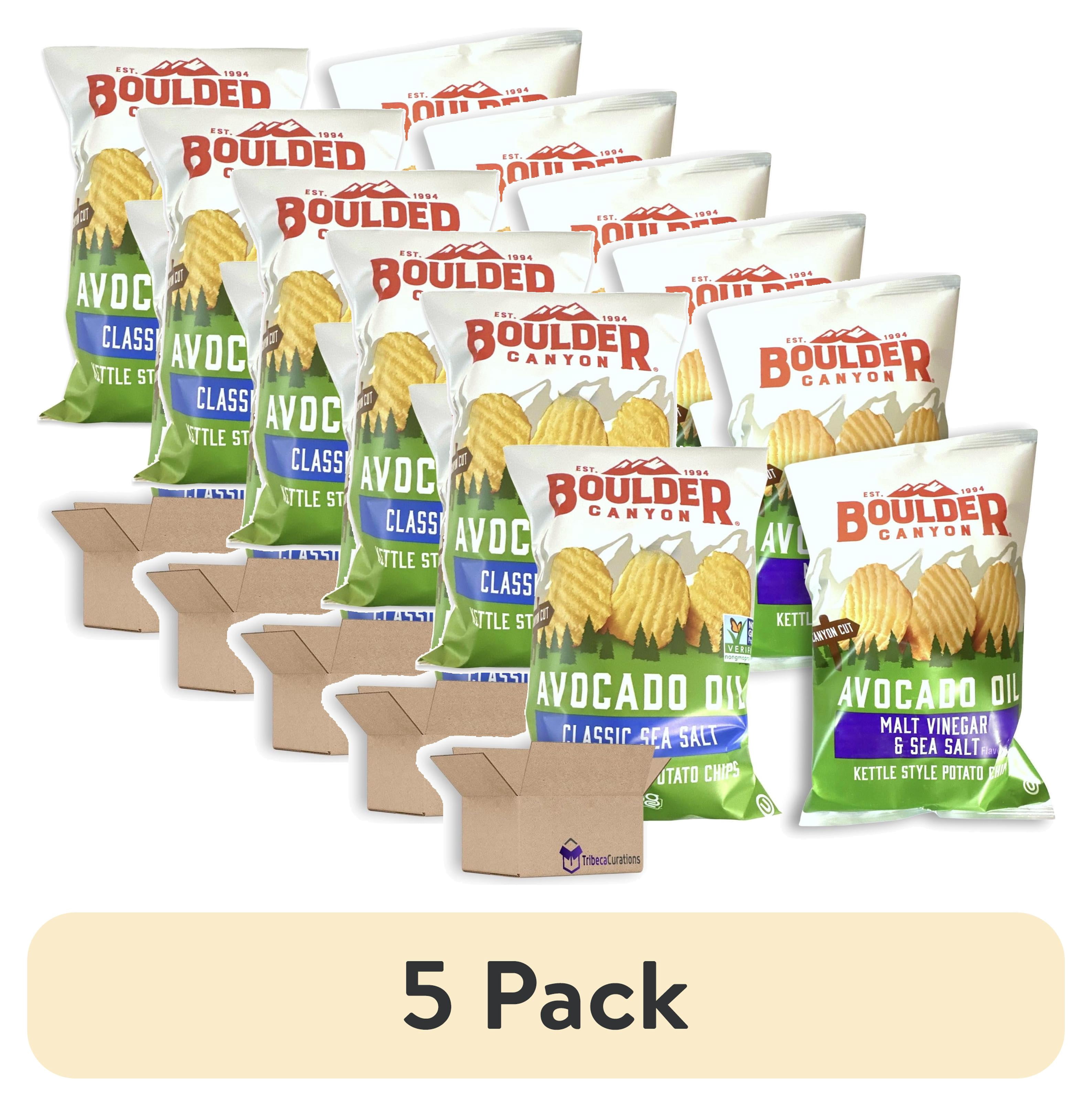 (5 pack) Avocado Oil Chips from Boulder Value Bundle | Crinkle Cut ...