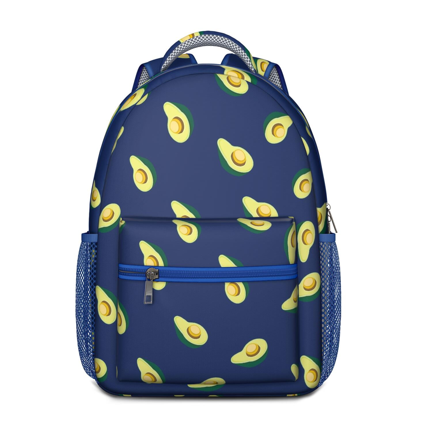 Avocado Pattern Waterproof Bookbag - Breathable & Stylish School ...