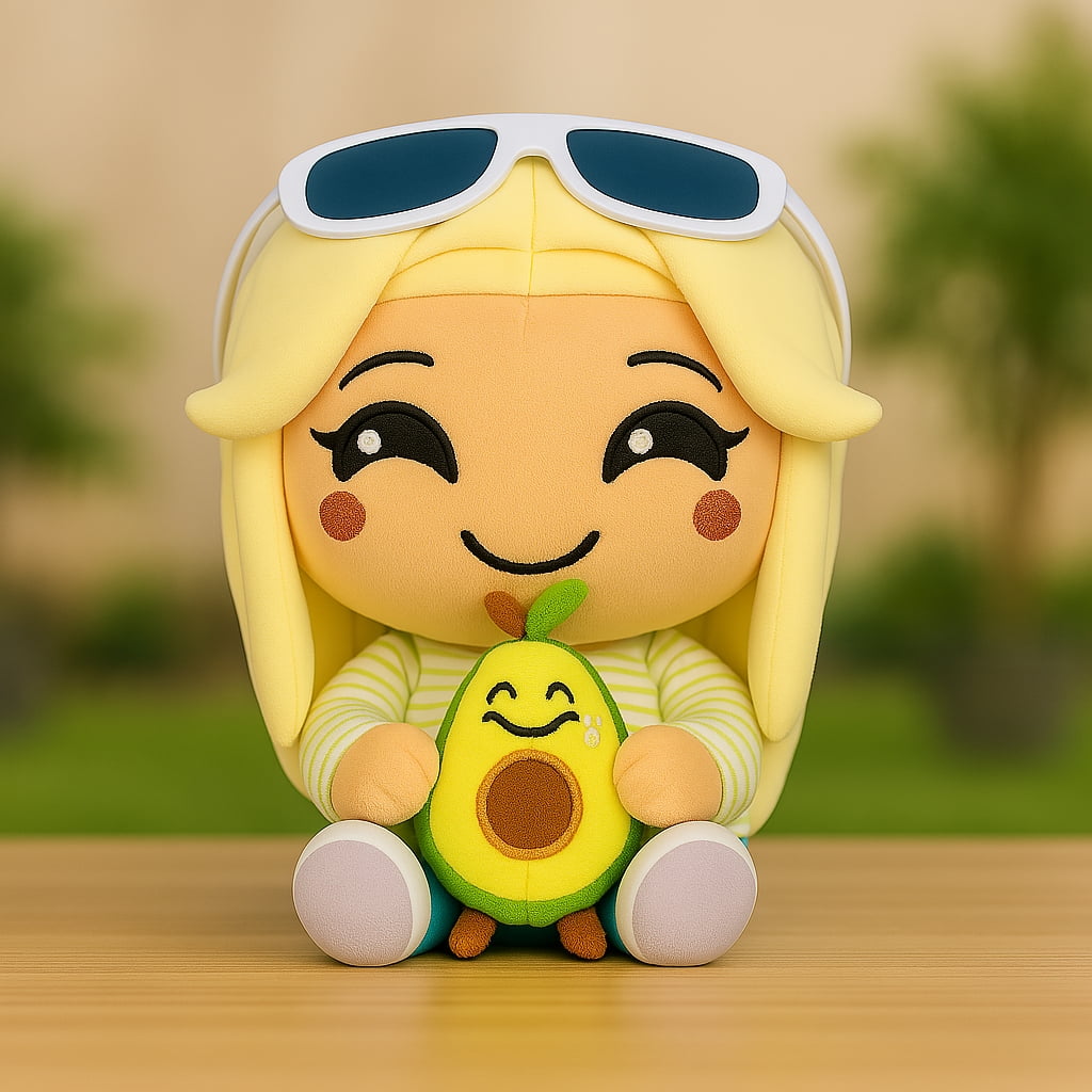 Avocado Playz Plush Toy 9'' Cute Stuffed Figure Collectibles Plushies ...