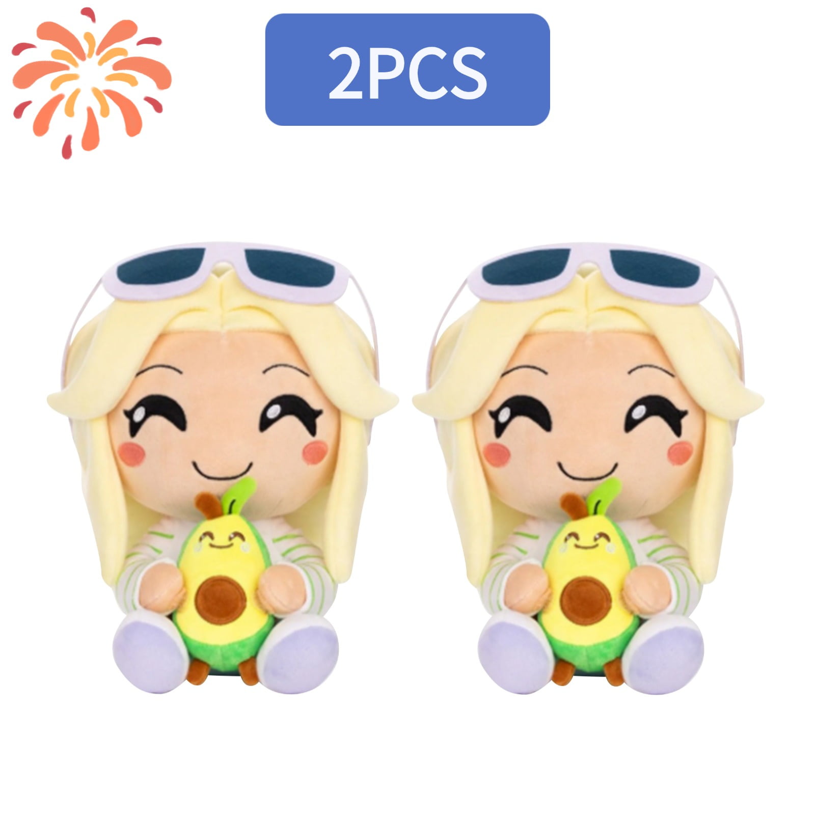 Avocado Playz Plush Toy, Cute and Soft Stuffed Figure - YouTuber Merch Collectibles Plushies, 9. ...