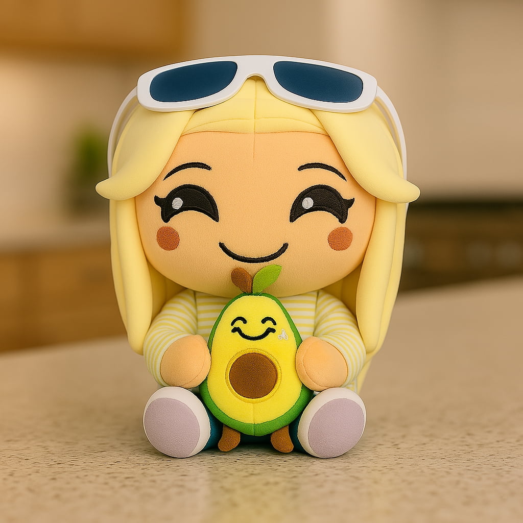 Avocado Playz Plush Toy New Release - YouTuber Avocado Playz Merch Cute ...