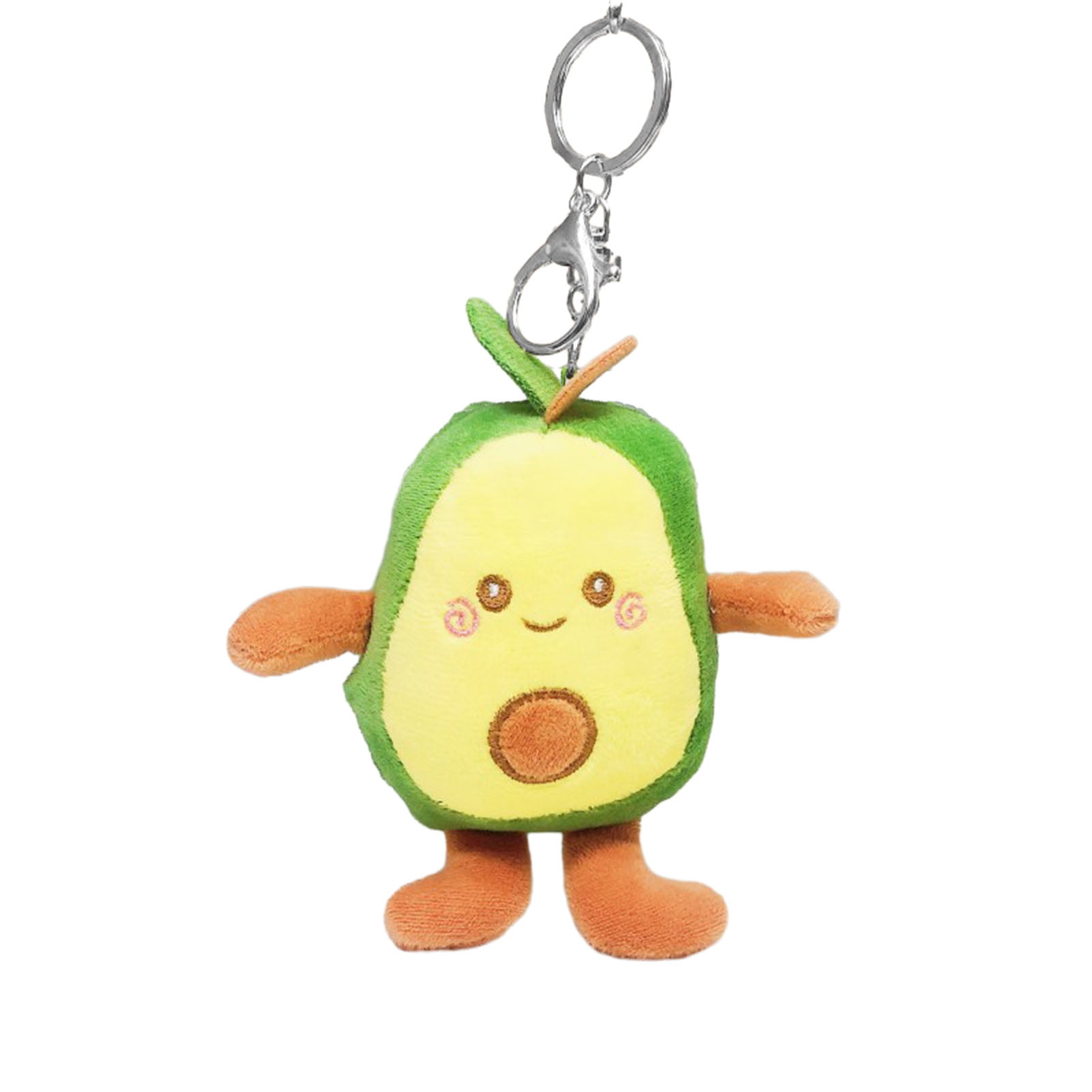 Avocado Plush Keychain Soft Cute Cartoon Avocado Plush Toy Ornament PP ...