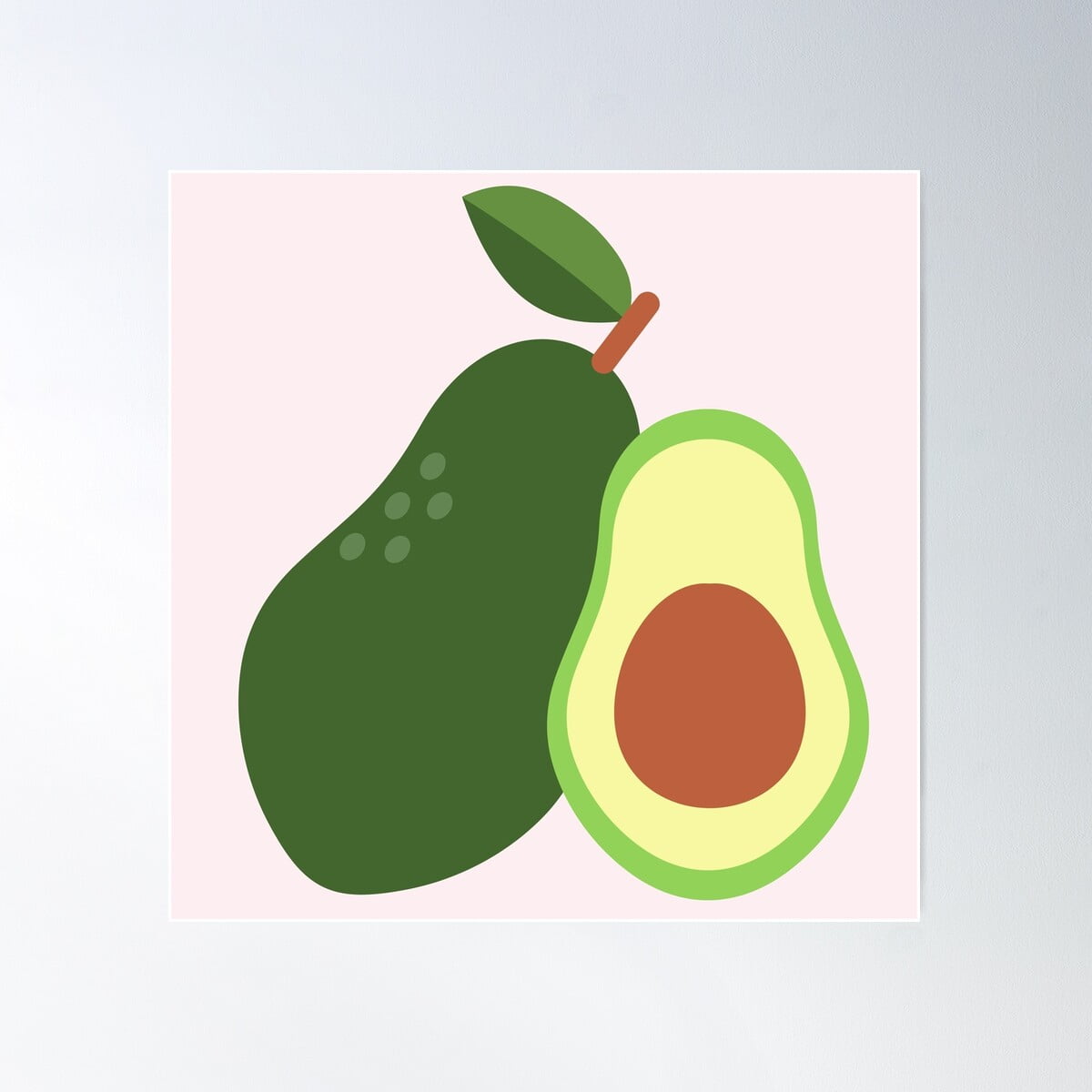 Avocado Poster Wall Art, Modern Wall Decor For Living Room Bedroom ...