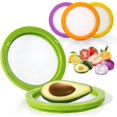 Avocado Saver & Tomato Holder, 4 Pack Reusable Food Storage Containers ...