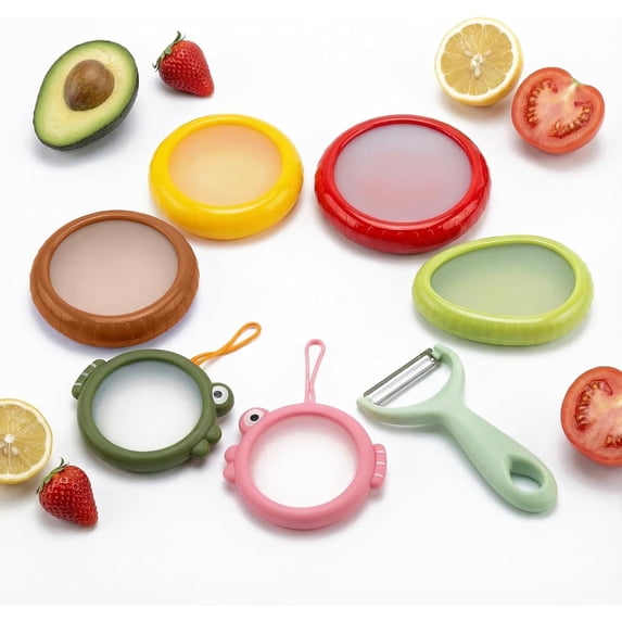 Avocado Saver And Tomato Holder 4 Set - Holder Reusable Food Savers ...