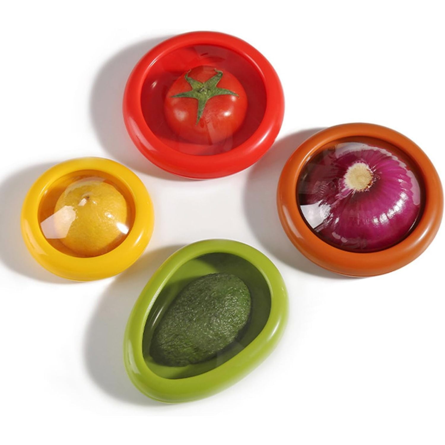 Avocado Saver and Tomato Holder,Lemons Garlic Tomato Peper Storage ...