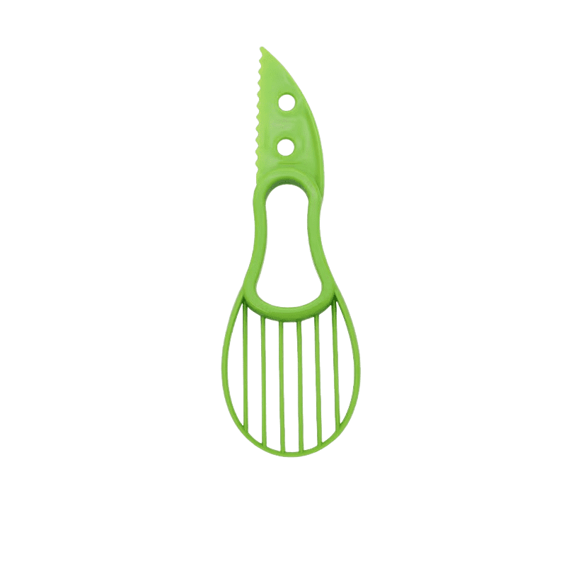 Avocado Slicer Tool 3 in 1 – Food-Grade Plastic Cutter, Peeler & Pit ...