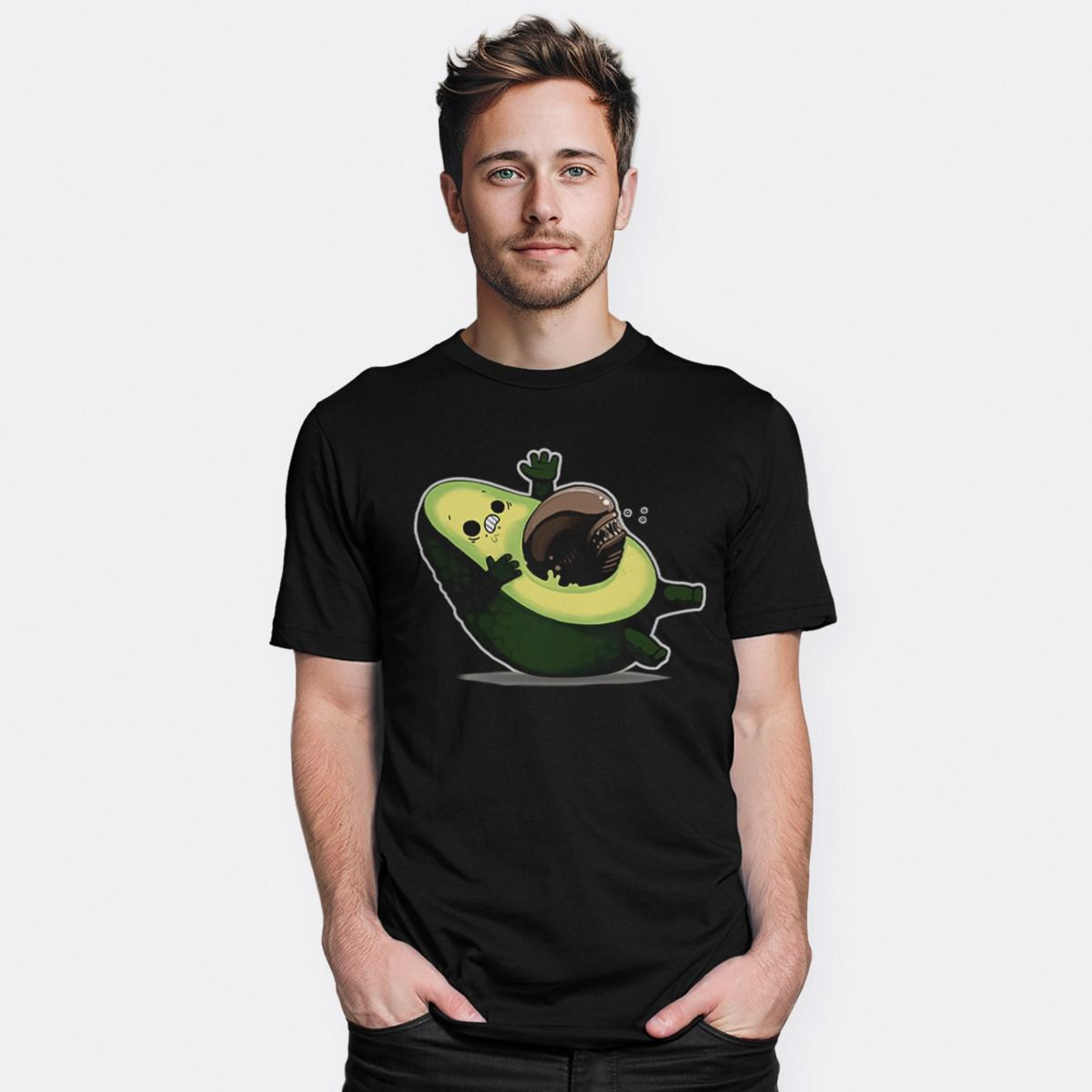 Avocado and Alien Chestburster Funny T-Shirt, Men's and Women's Sizes ...