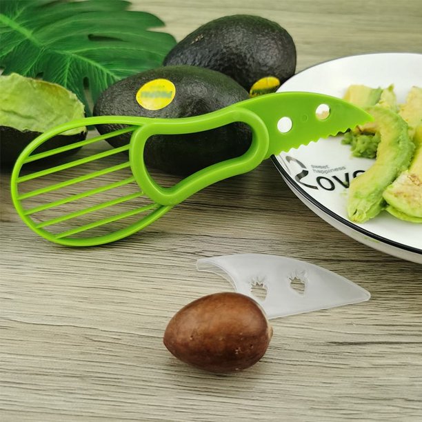Avocado knife plastic avocado cutter with sheath kiwi fruit knife avocado slicer multi-function ...