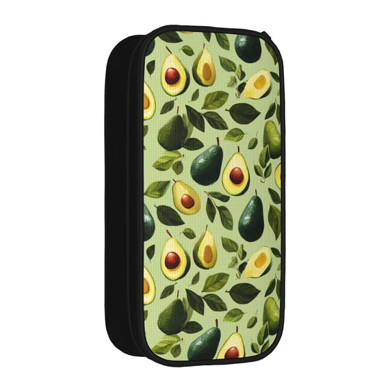 Avocado patternPencil Case,Double Layer Pencil Pouch Organizer,Pen Case ...