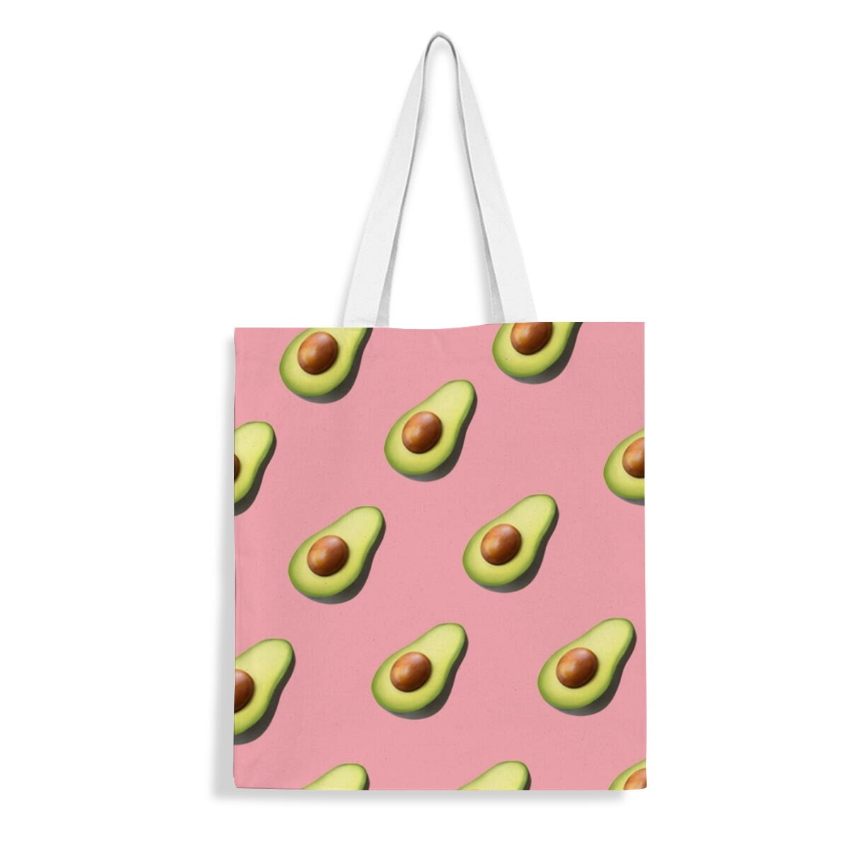 Avocado-theme canvas Tote Bag for Women Aesthetic Shopping Grocery ...