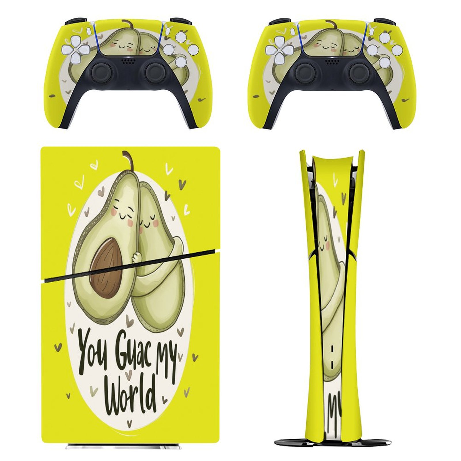 Avocados, Hug PS5/PS5 Slim Digital Disc Skin Sticker For Console And ...