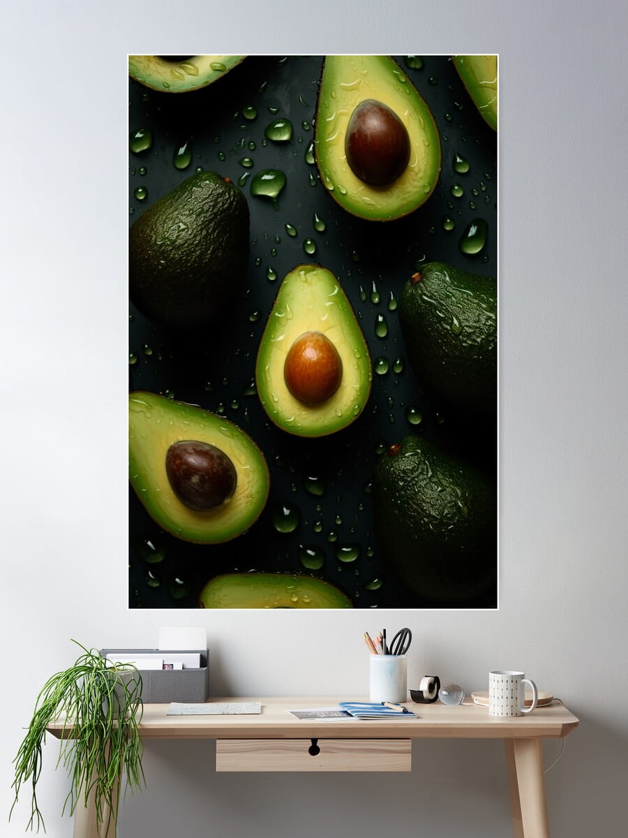Avocados Poster Wall Art, Modern Wall Decor For Living Room Bedroom ...