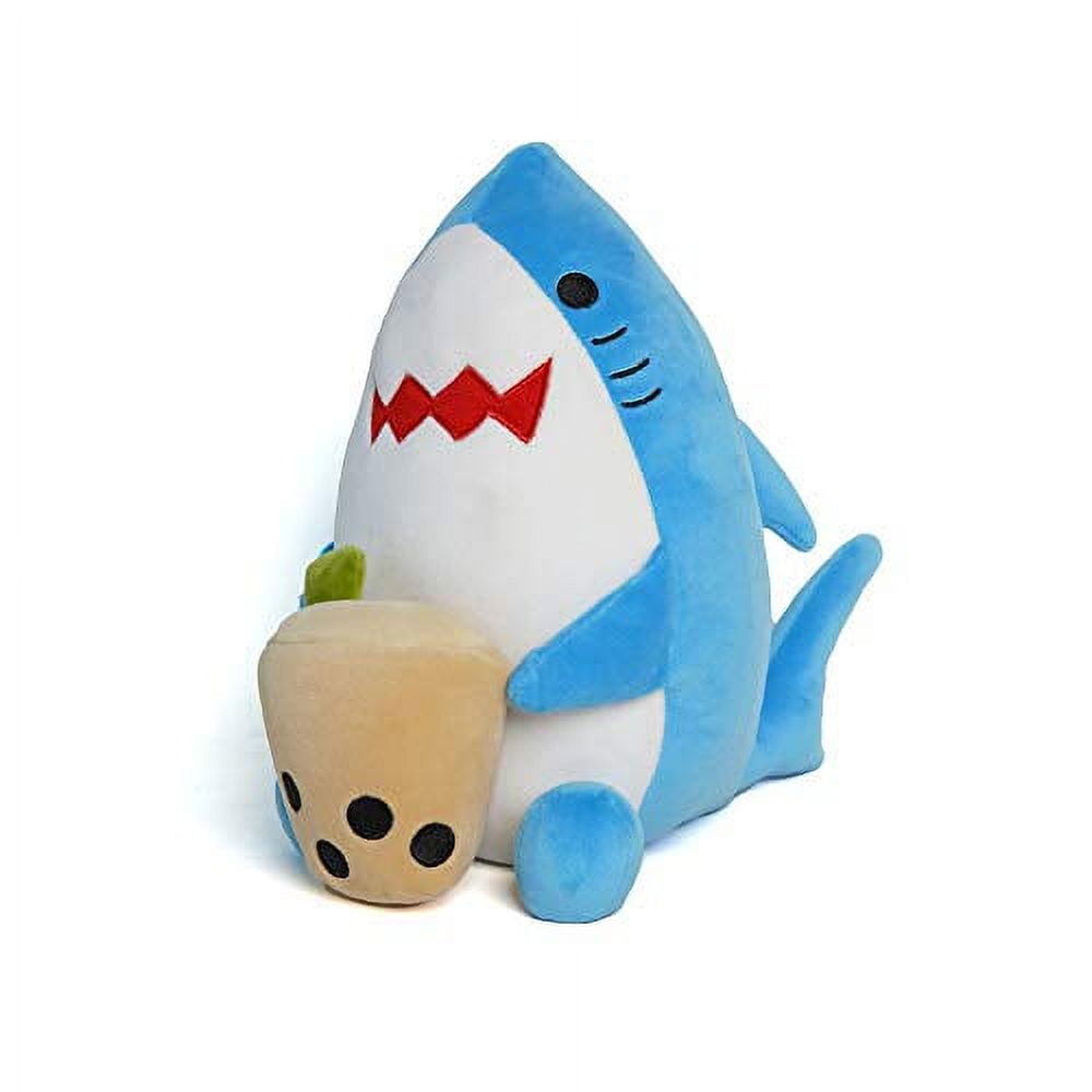 Avocatt Boba Shark Plush Toy - 9 Inches Shark Plushie Stuffed Animal ...