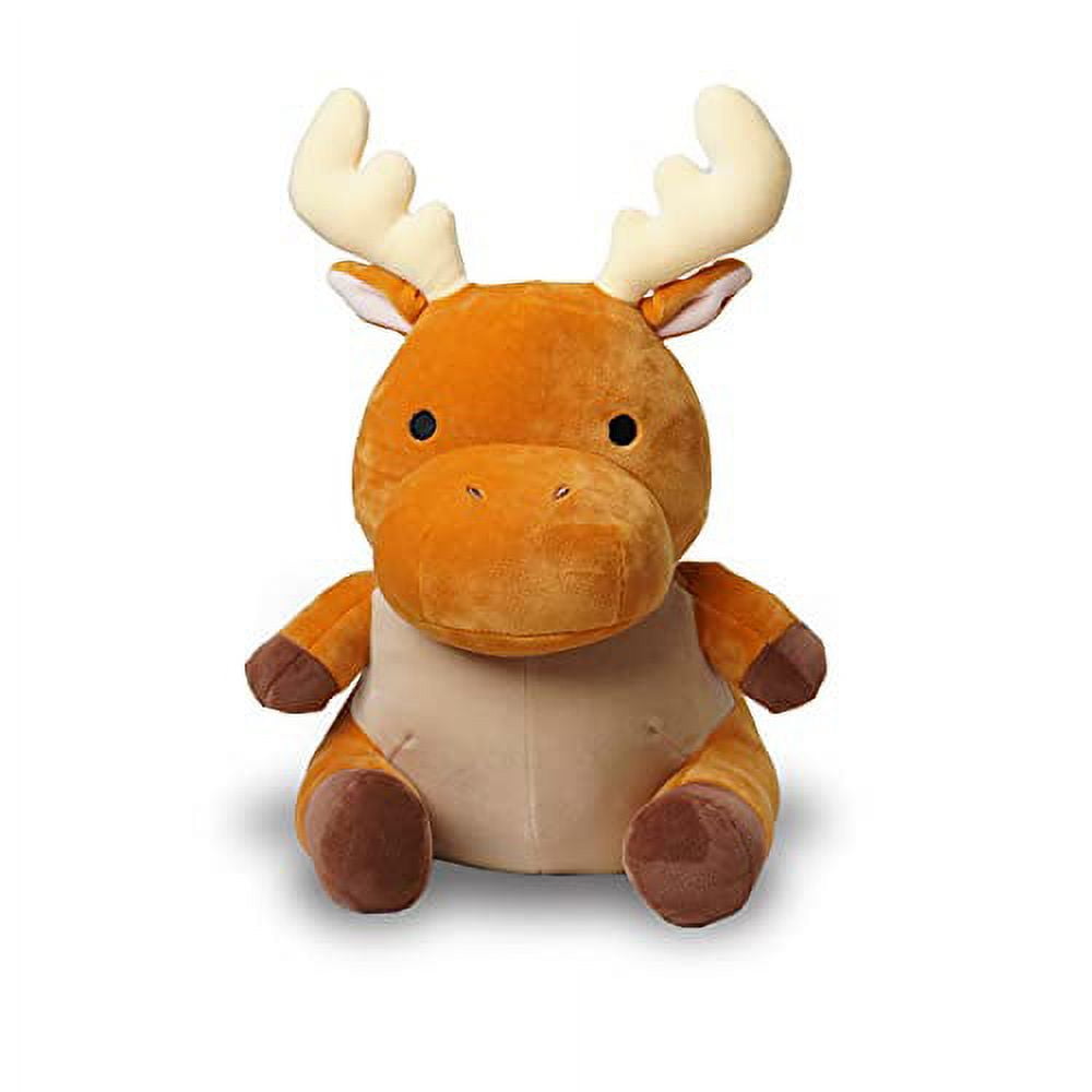 Avocatt Brown Moose Plushe Toy - 10 Inches Stuffed Animal Plushie ...