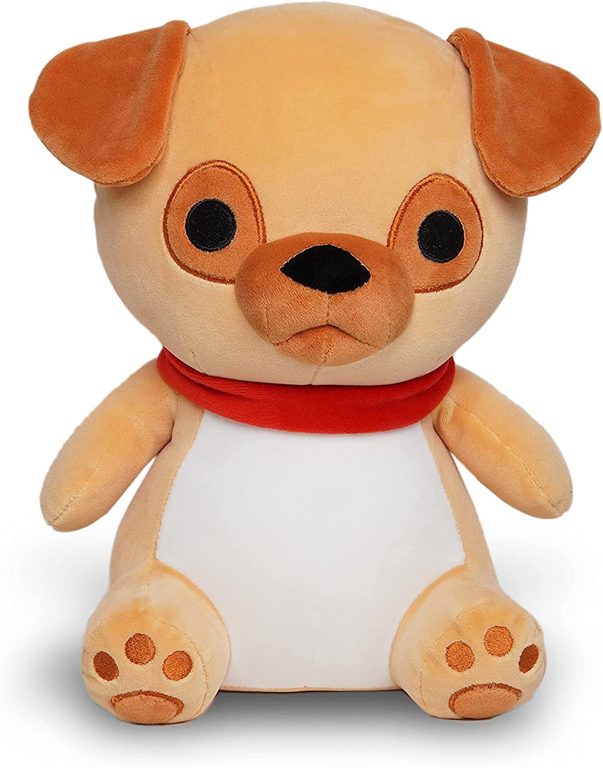 Avocatt Brown Pug Dog Plush - 10 Inches Stuffed Puppy Mastiff Plushie ...