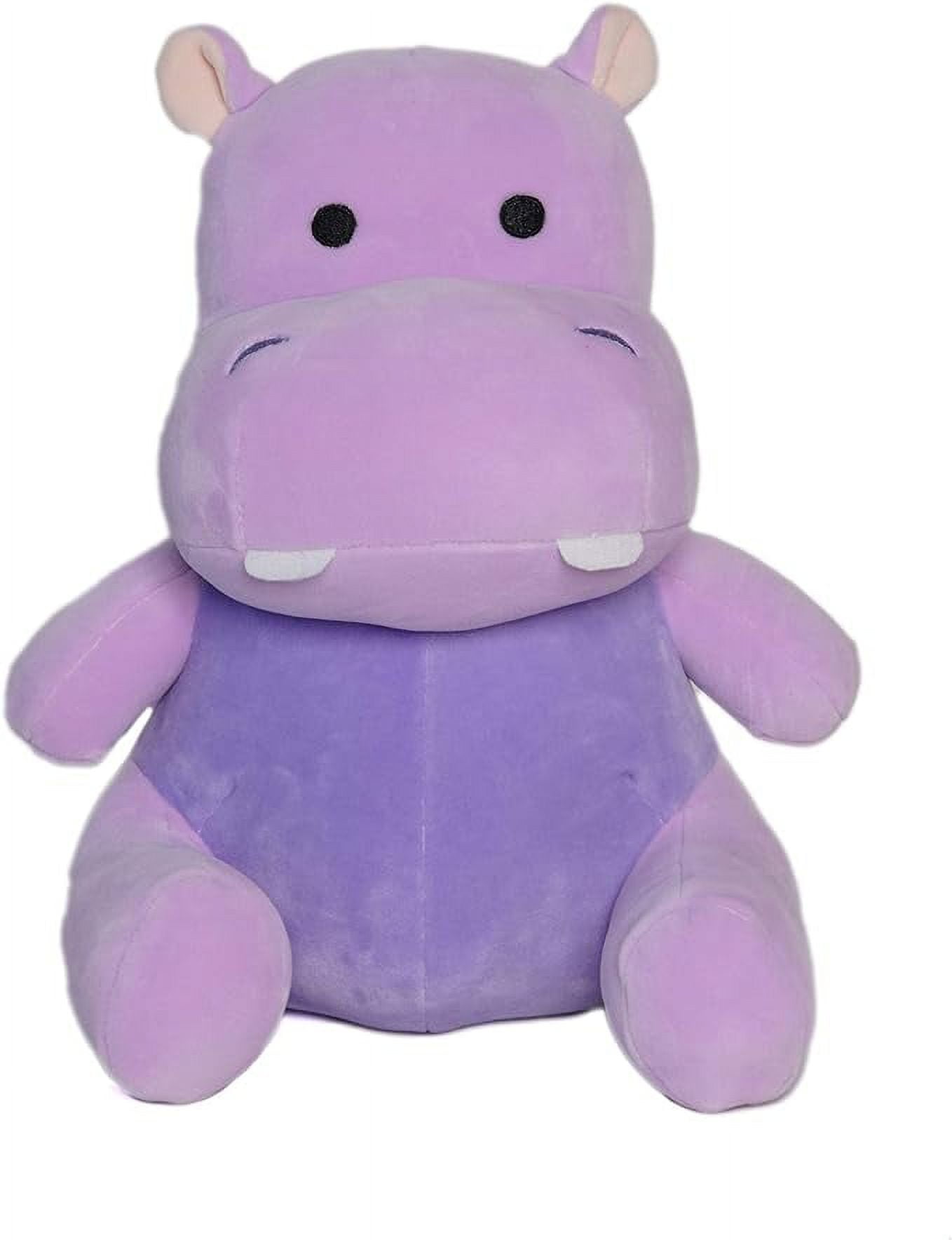 Avocatt Purple Hippo Plush Toy - 10 Inches Stuffed Animal Hippopotamus ...