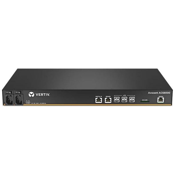 Avocent ACS 8000 32-Port Serial Console Server, Dual Internal AC Power ...