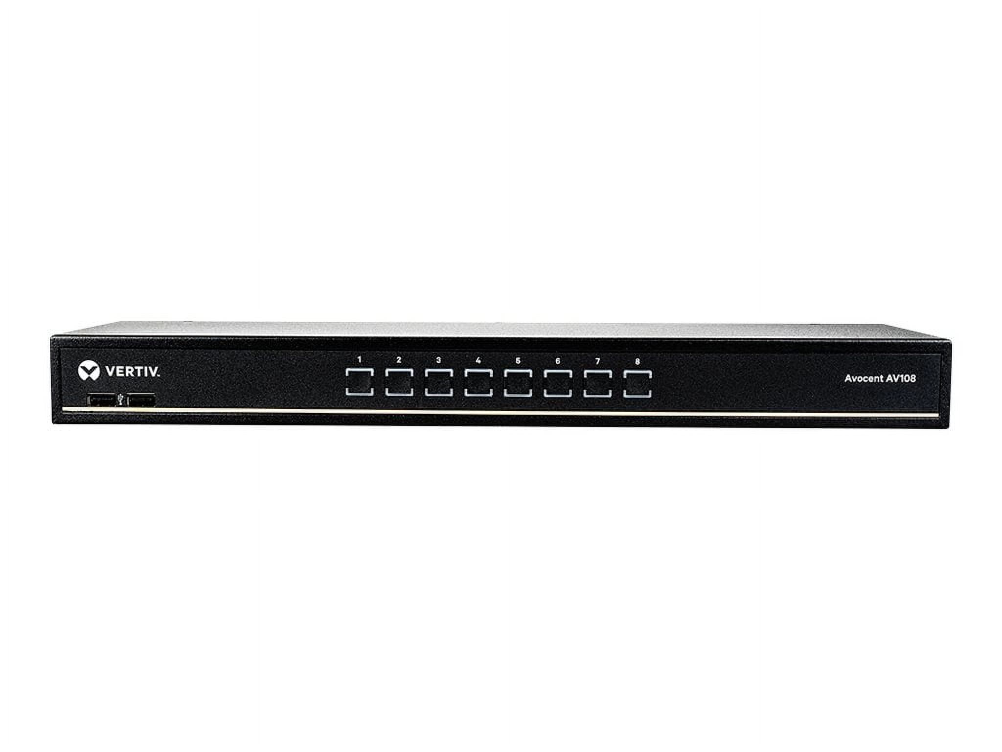 Avocent AutoView AV108 - KVM switch - 8 x KVM port(s) - 1 local user ...