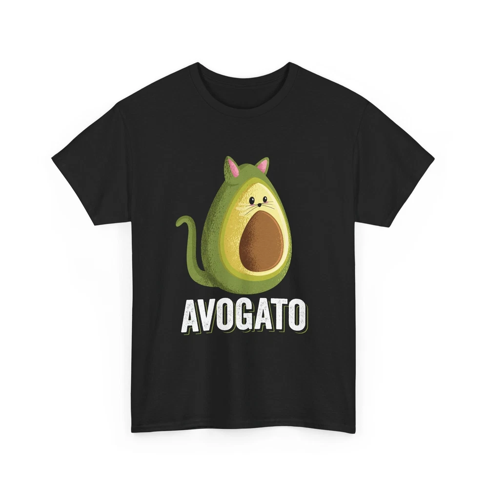 Avogato Cat Avocado Pun Funny Cute Kitty Lover Healthy Food Humor ...