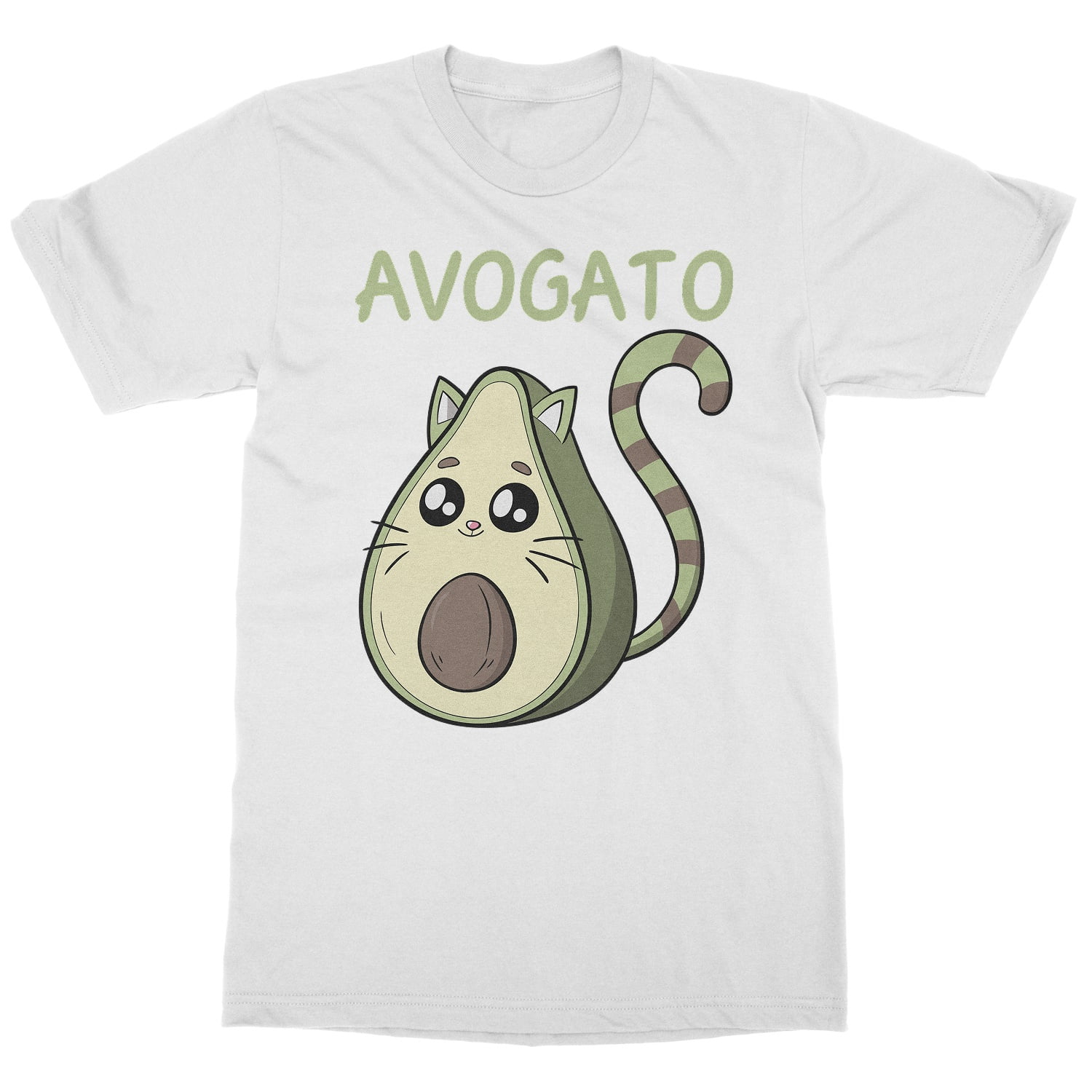Avogato Funny Avocado Cat - Cinco De Mayo Fiesta Unisex T-Shirt (White ...