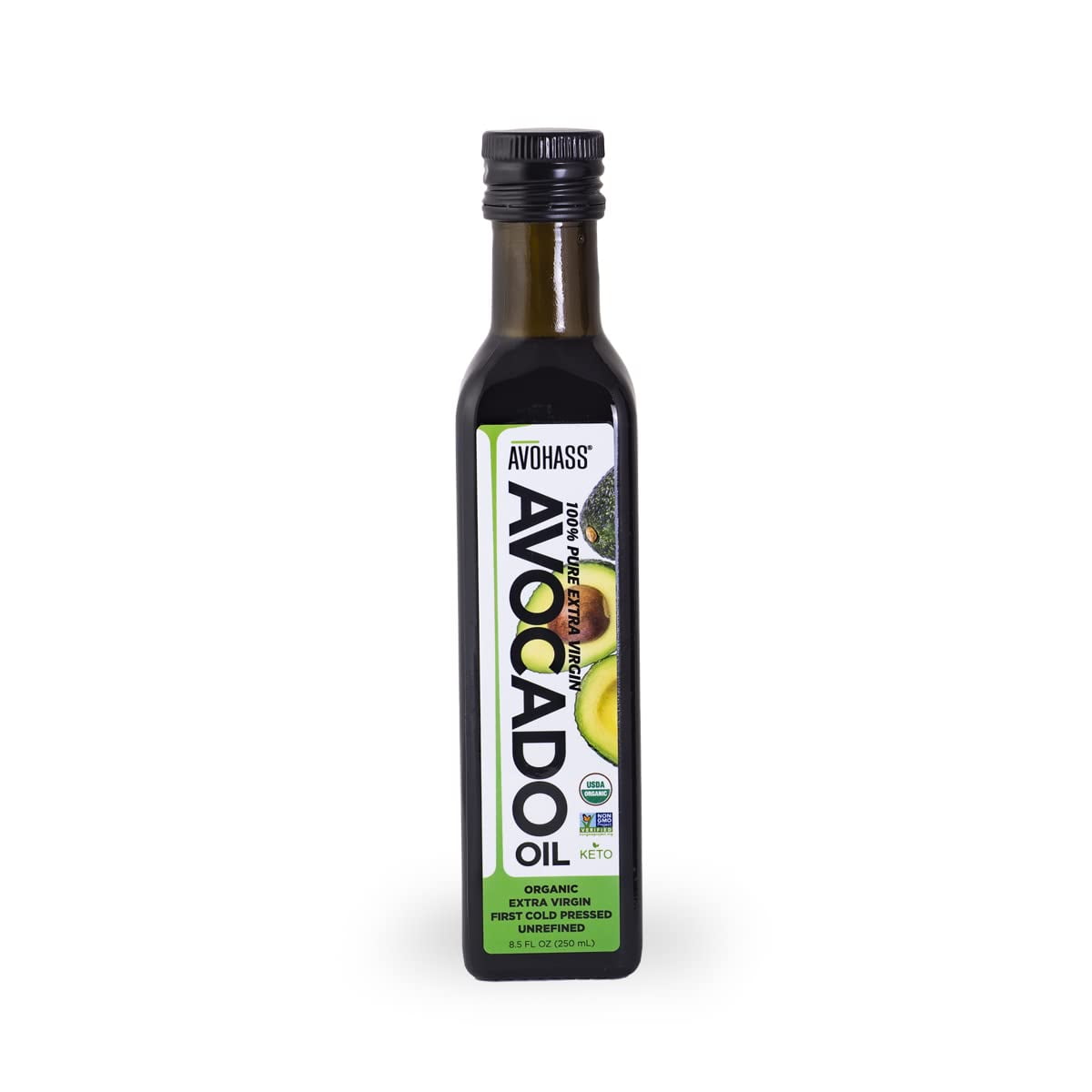Avohass Mexico USDA Organic OKA4 Certified Extra Virgin Avocado Oil 8.5 ...