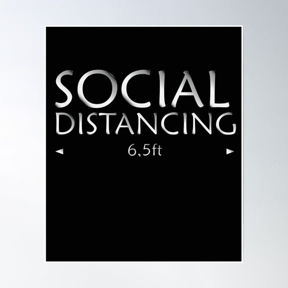 Avoid Crowd Poster Wall Art, Modern Wall Decor, 12x18 UNFRAMED ...