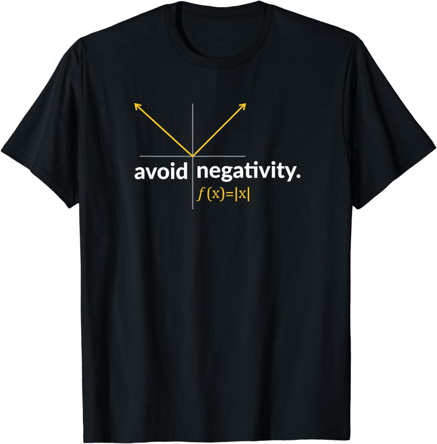 Avoid Negativity Math T-Shirt Equation Problem Engineer Tee - Walmart.com