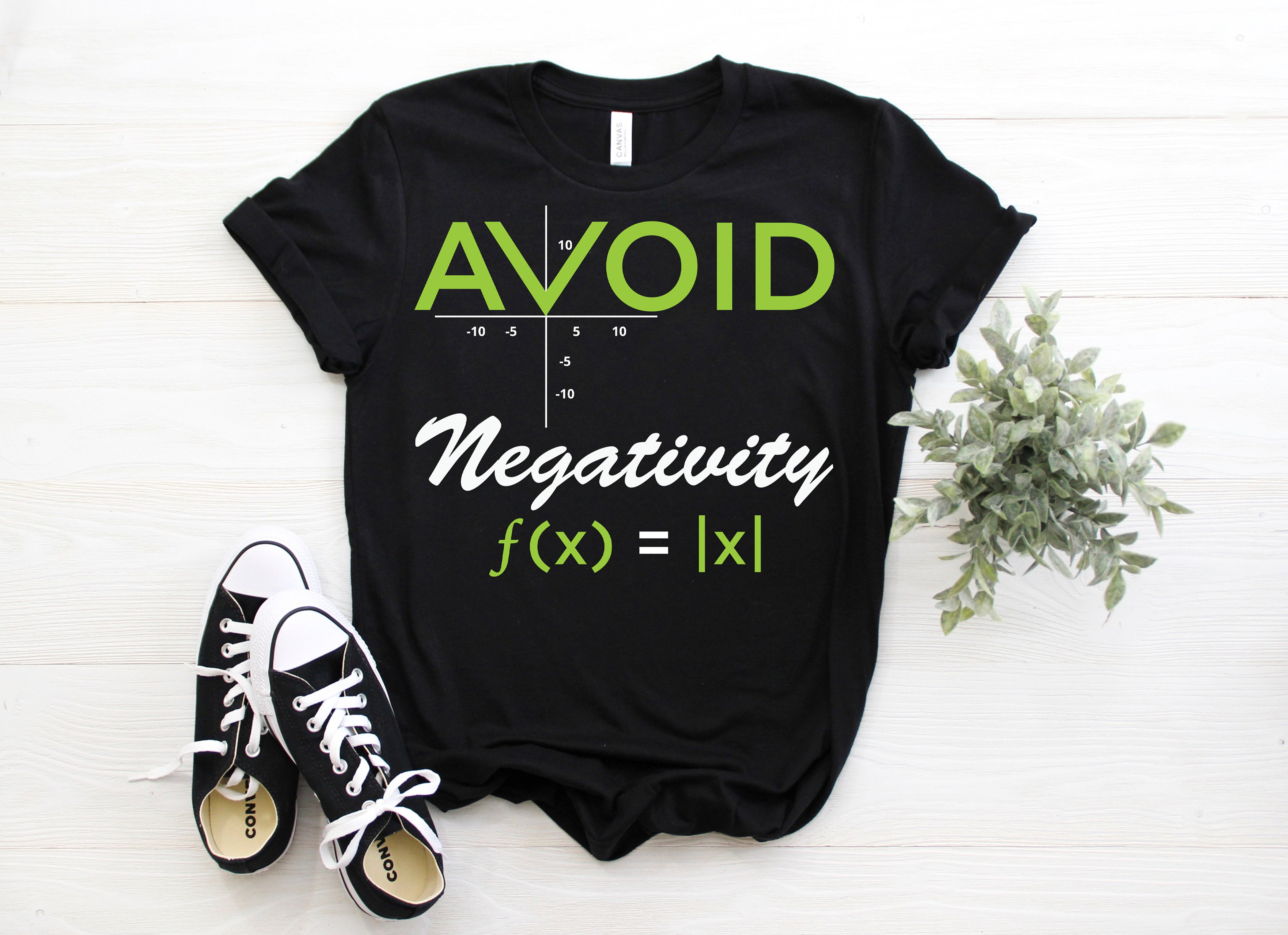 Avoid Negativity Mathematician Math Algebra Pun Equation Function ...