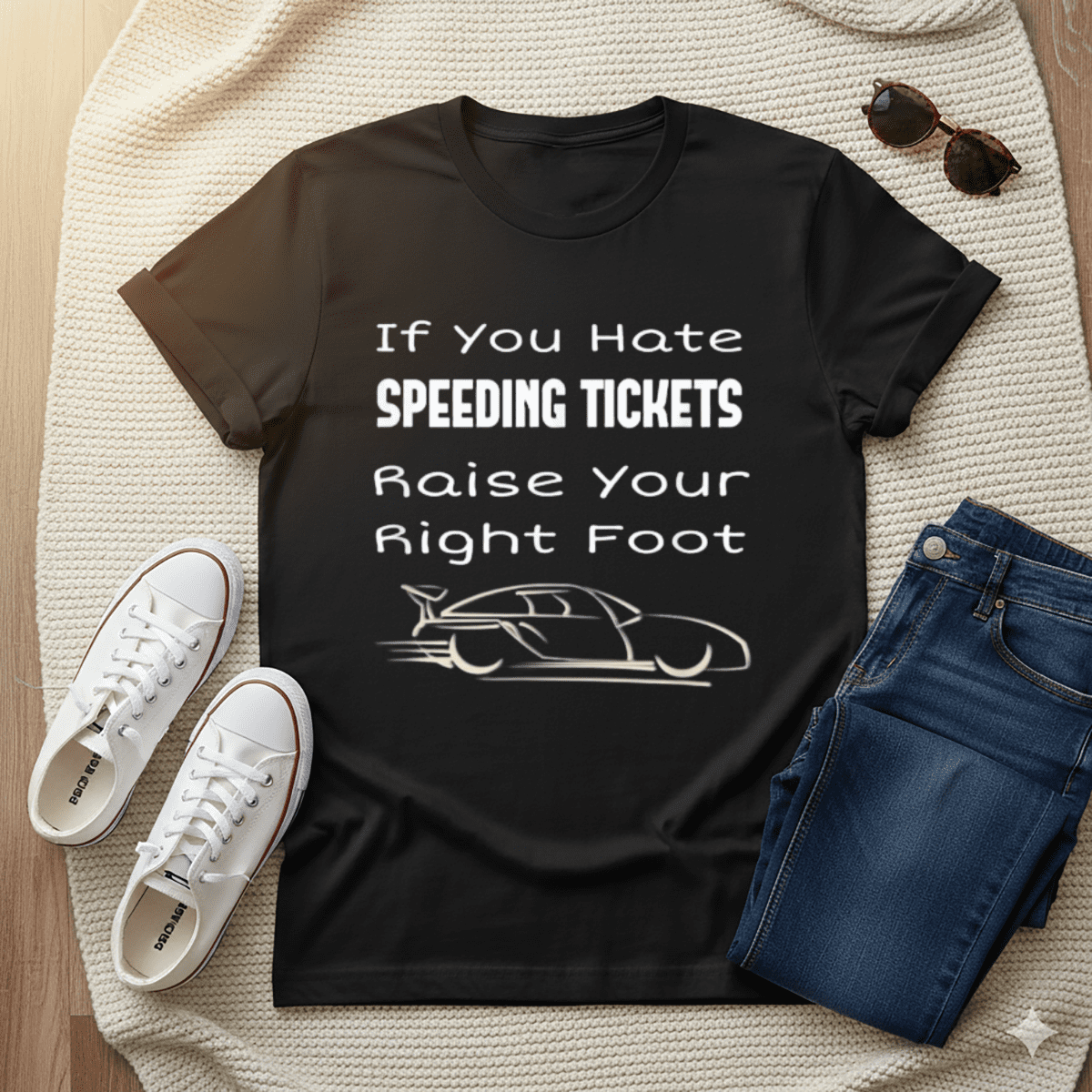 Avoid Speeding Tickets Funny Safe Driver Quote Driving Humor Unisex T ...