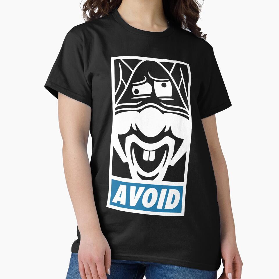 Avoid The Noid Parody Retro Style Fun Cartoon Character Art Unisex T ...