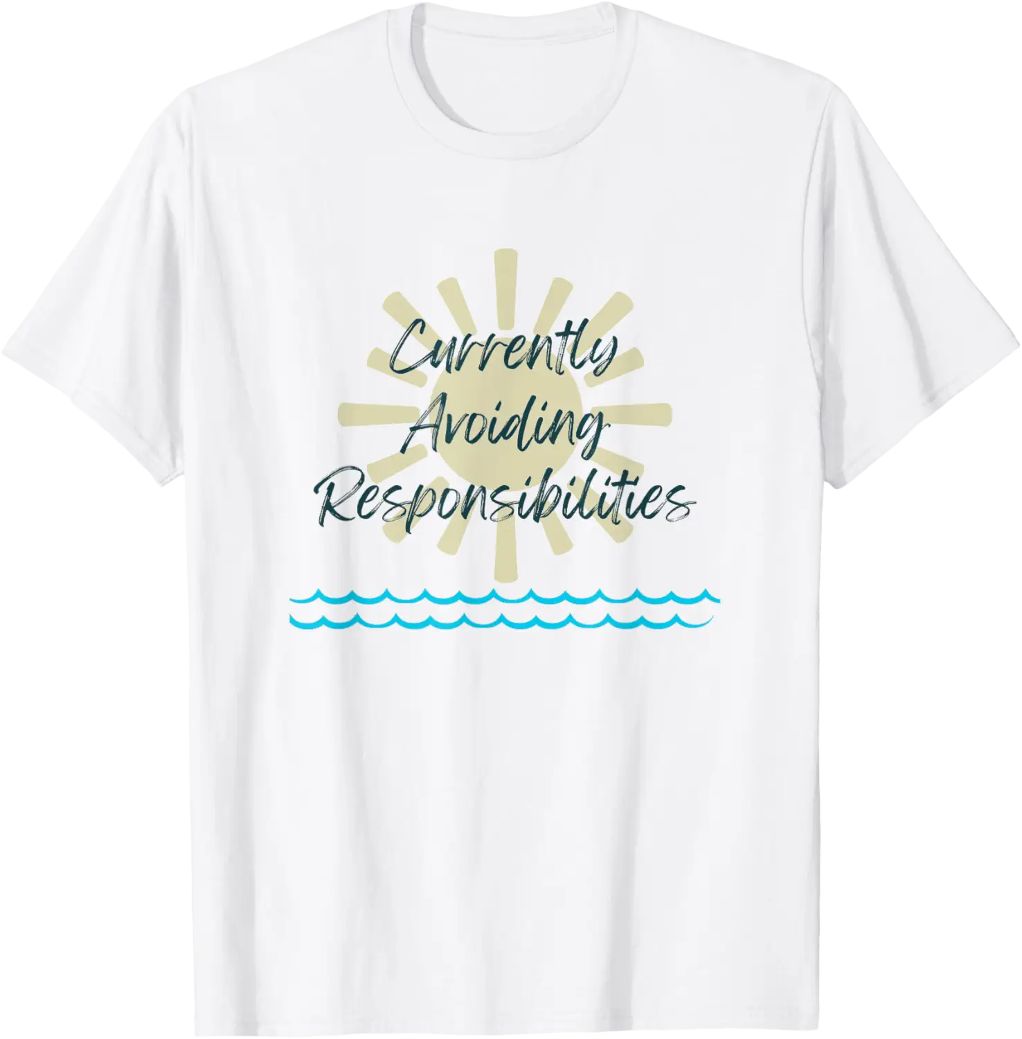 Avoiding Responsibilities Vacation Beach s T-Shirt - Walmart.com