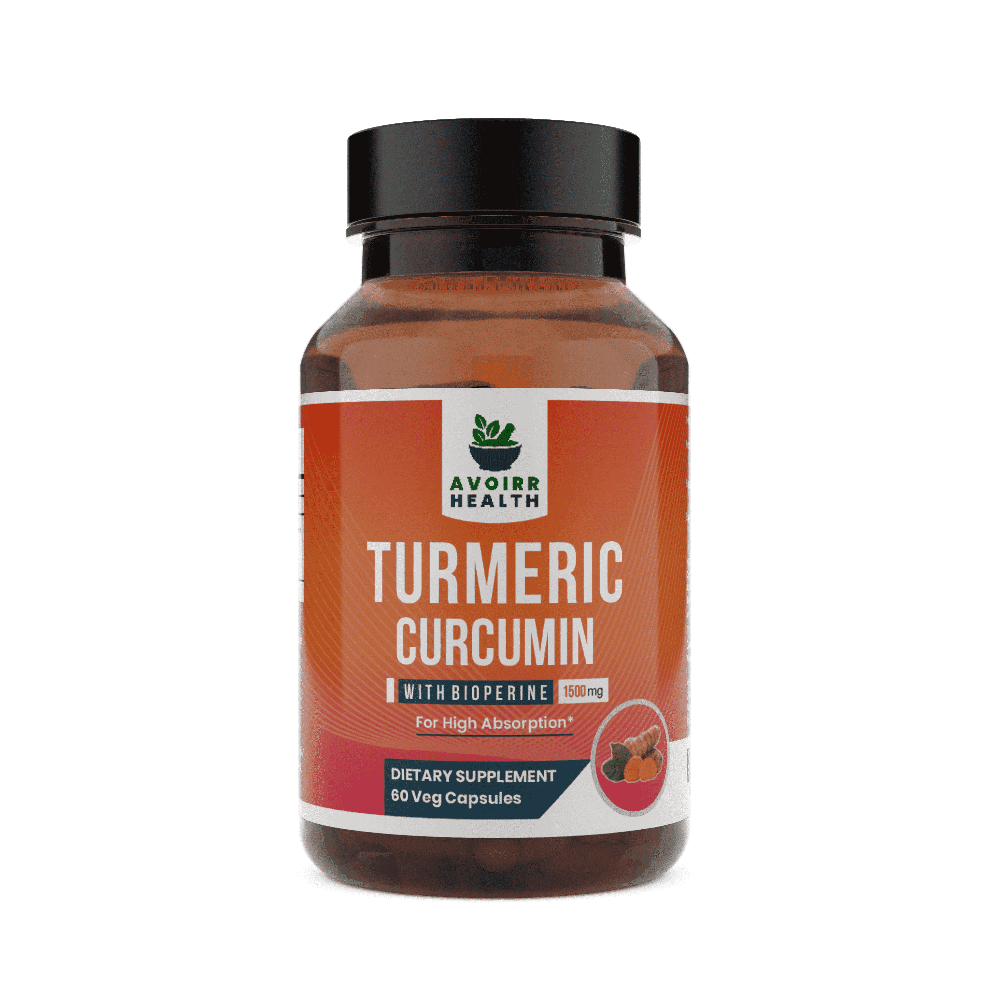 Avoirr Turmeric Curcumin with Piperine High Absorption Formula Daily ...