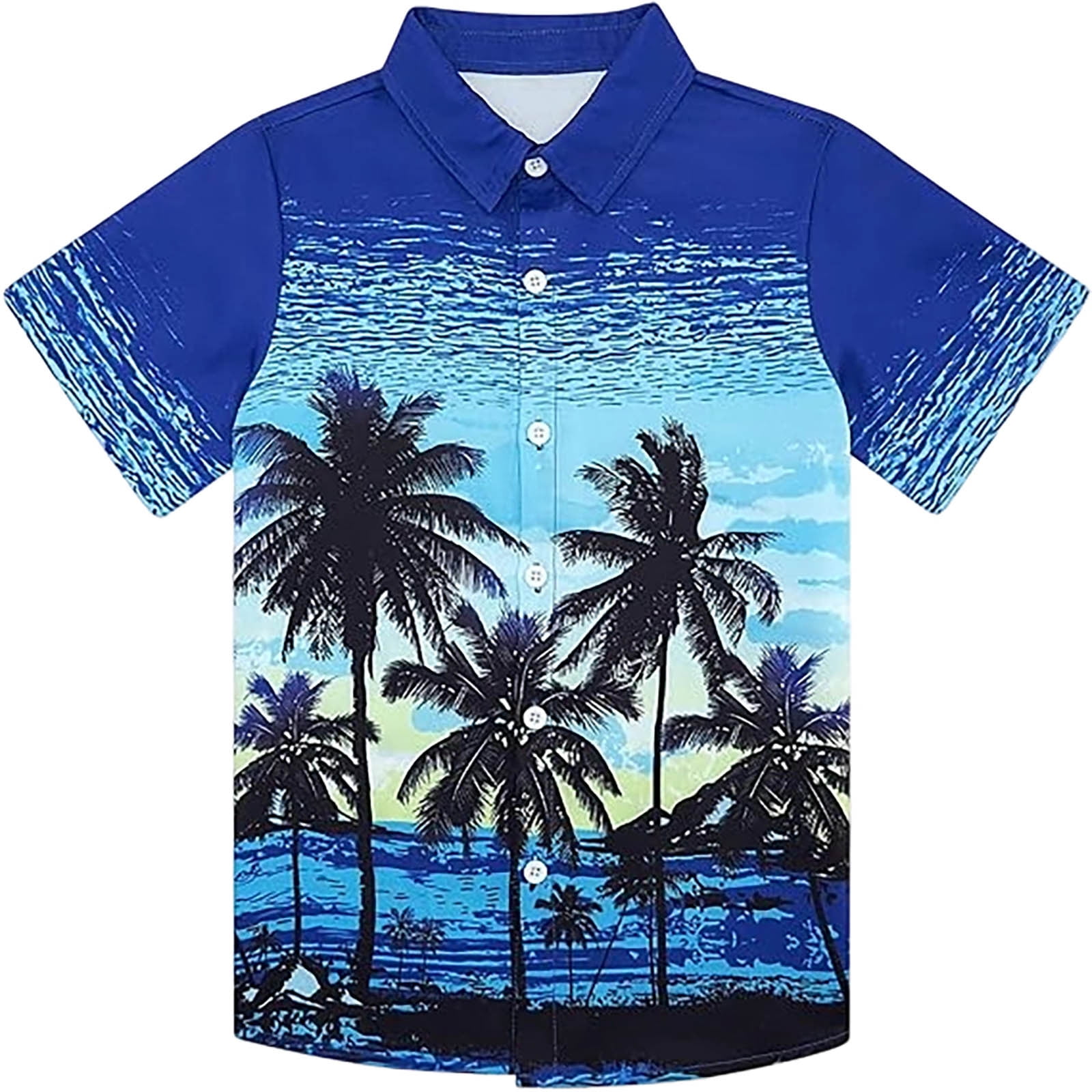 Avolia Boys Short Sleeve T-Shirt Casual Loose Fit Breathable Polyester ...