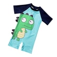 Avolia Boys Swimsuit Rash Guard One Piece Long Sleeve Polyester ...