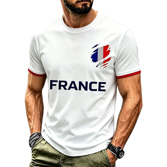 Avolia Men Graphic Tee Short Sleeve V Neck Athletic Polyester ...