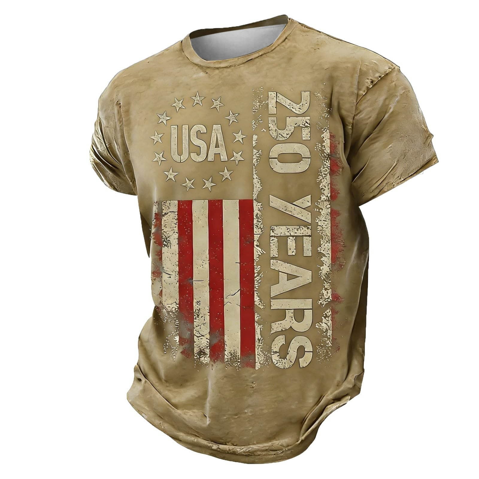 Avolia Men's Casual Graphic Print T-Shirt Summer Clothes Unisex Tee ...