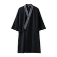 Avolia Men's Japanese Kimono Robe Yukata Sleepwear Lightweight ...