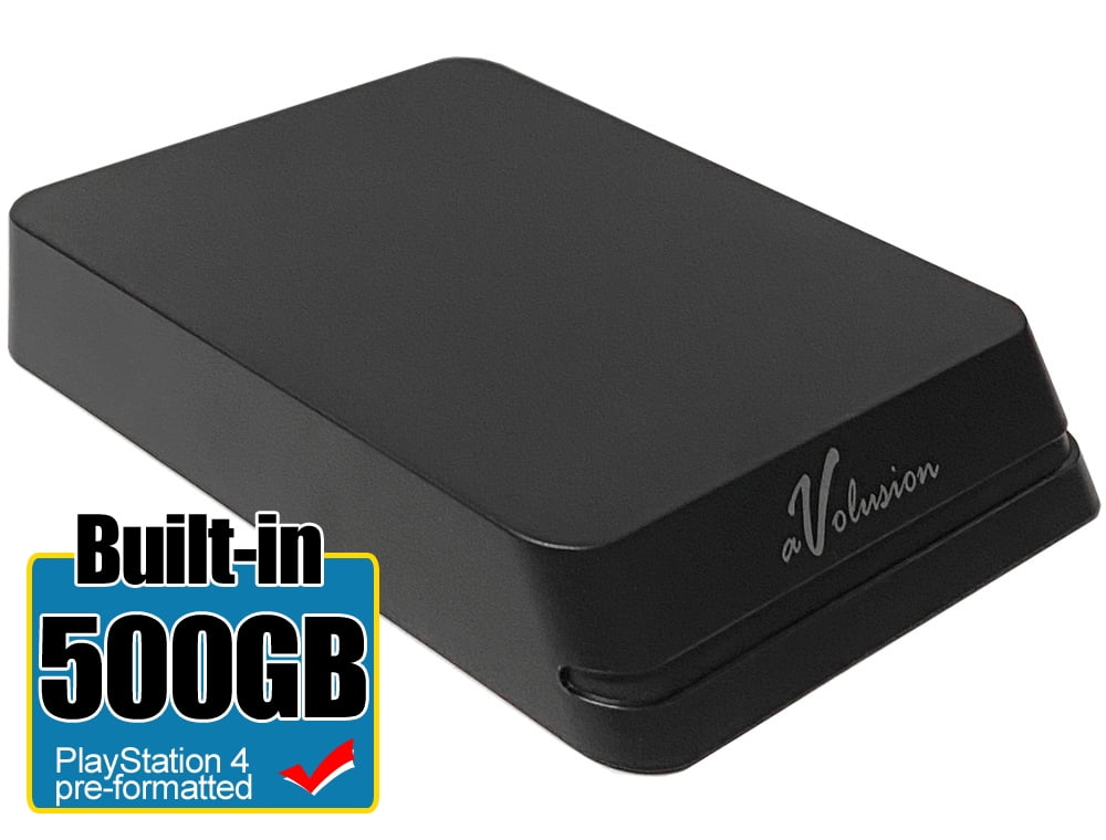 Avolusion Mini HDD Gear Pro 500GB USB 3.0 Portable External PS4 Hard ...