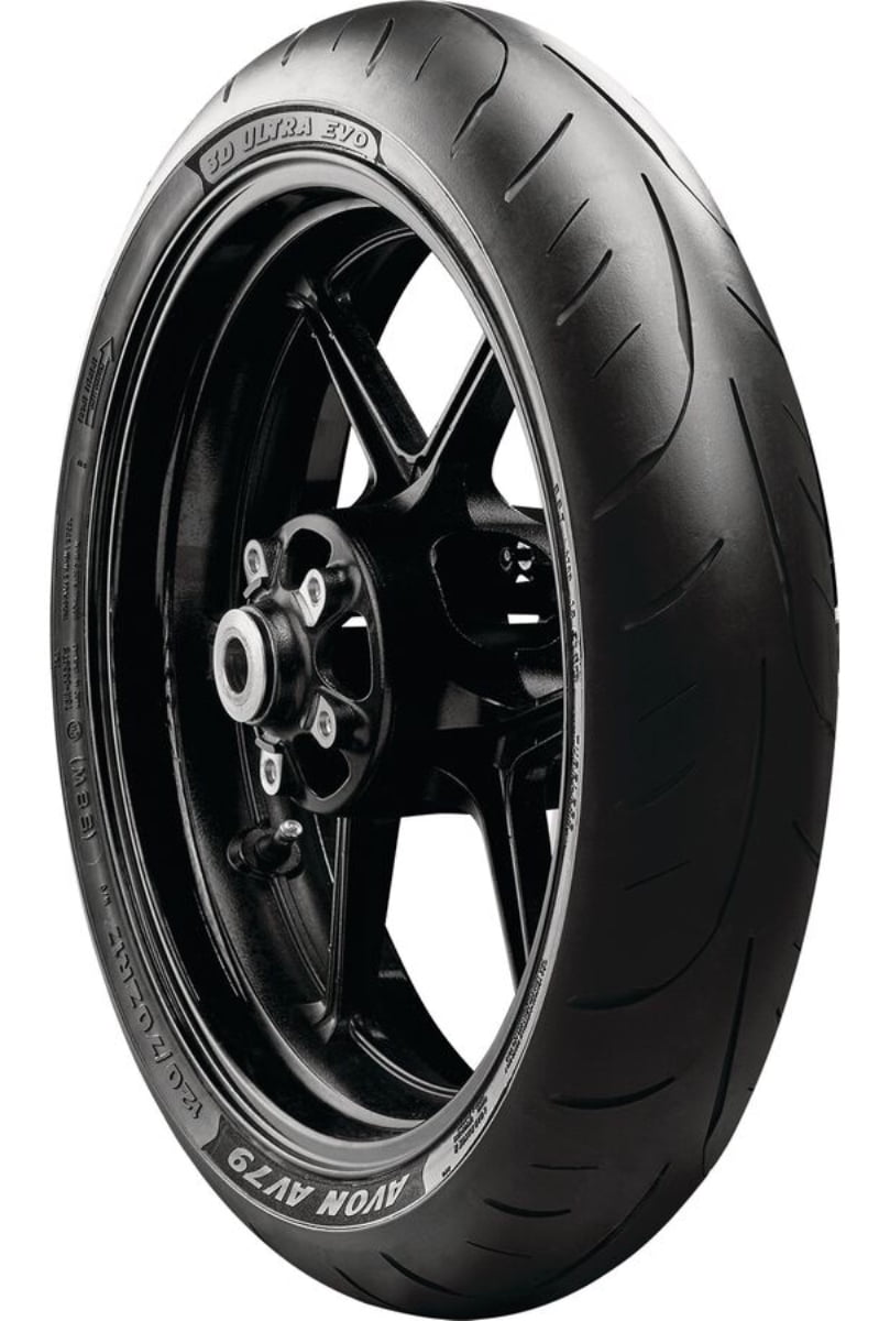 Avon 3D Ultra Evo Radial Front Tire 120/60ZR17 (2370012) - Walmart.com