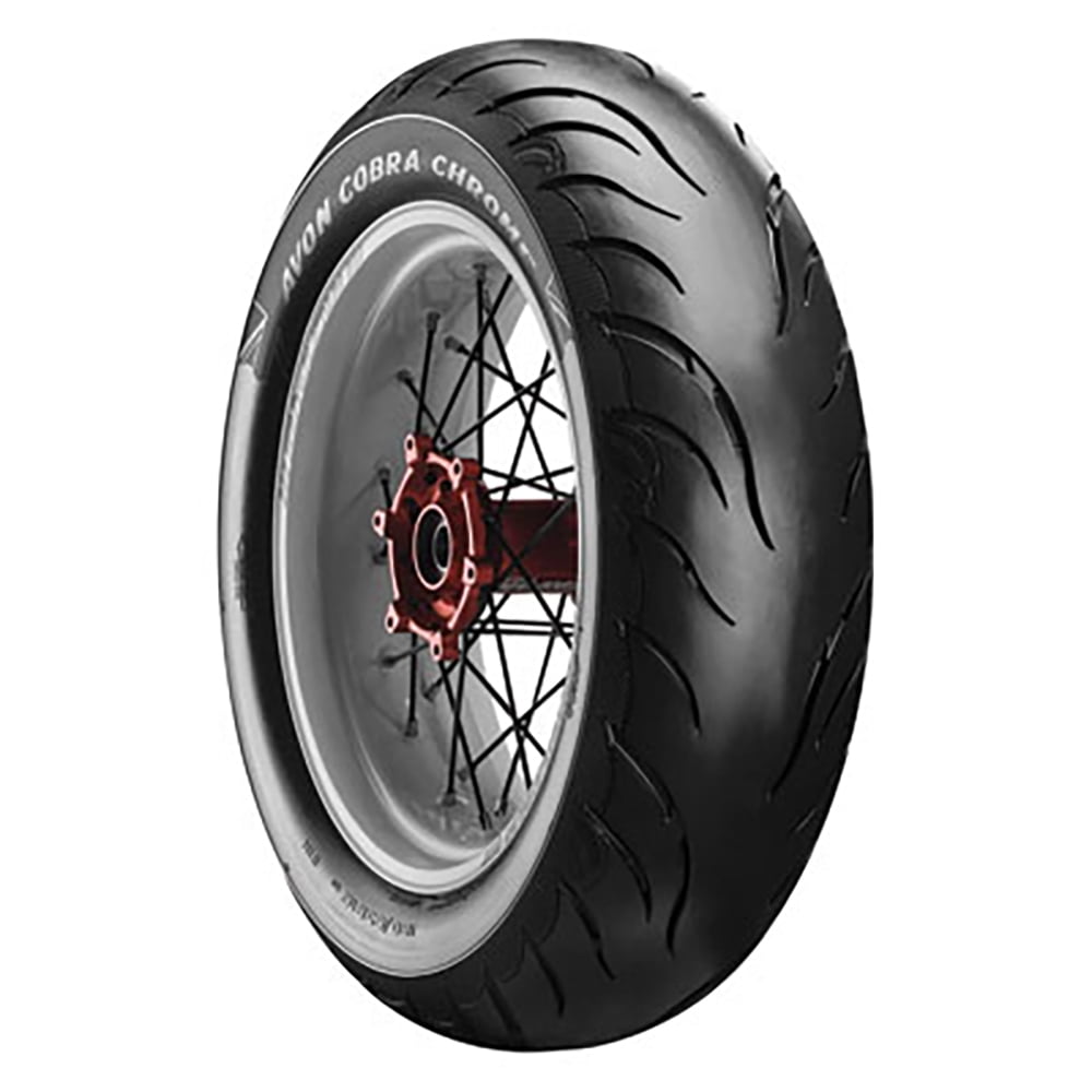 Avon Cobra Chrome AV92 Rear Motorcycle Tire 180/60R-16 (80H) Black Wall ...