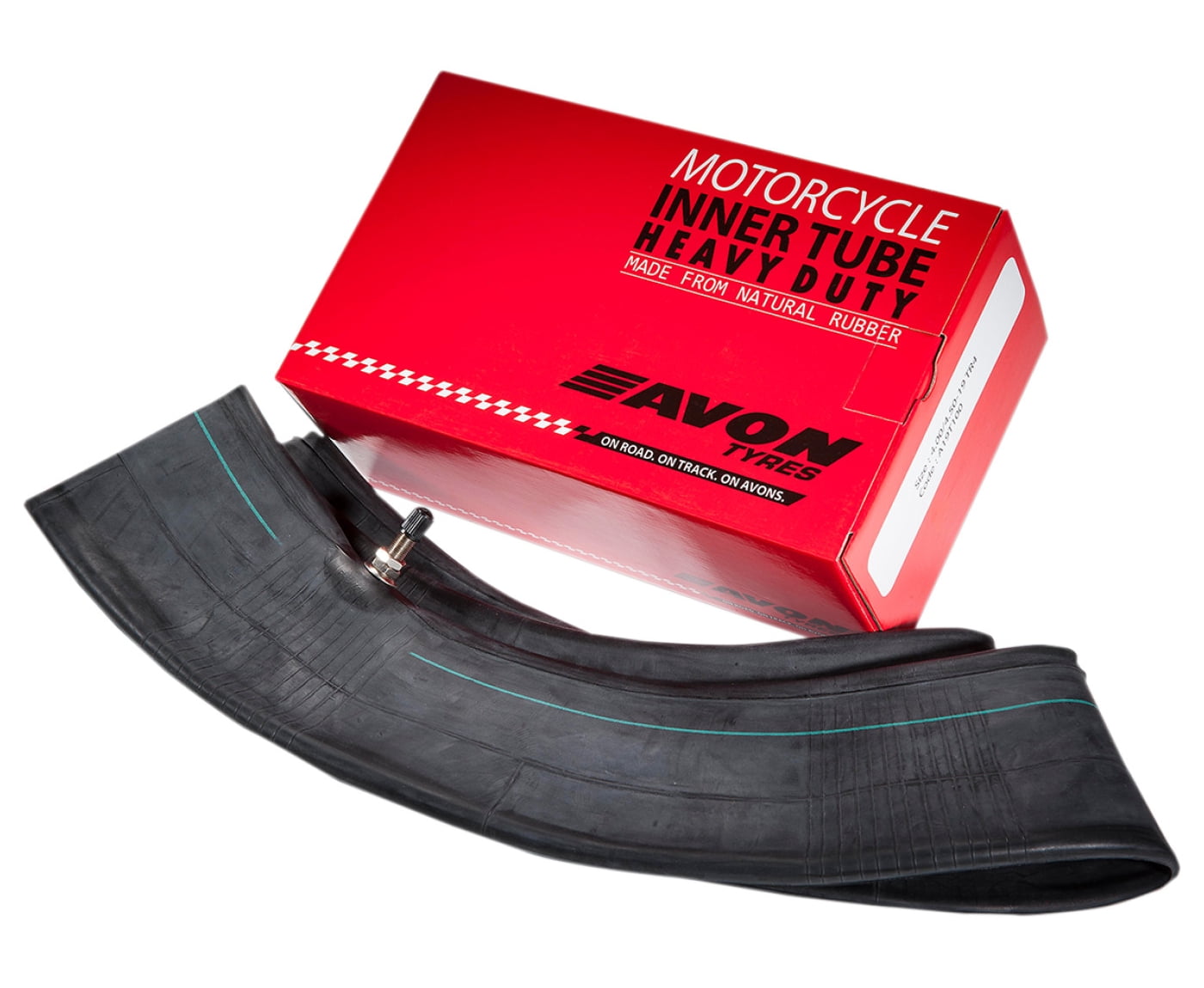 Avon Heavy Duty Natural Rubber Inner Tire Tube 4.00-18/4.50-18 TR4 ...