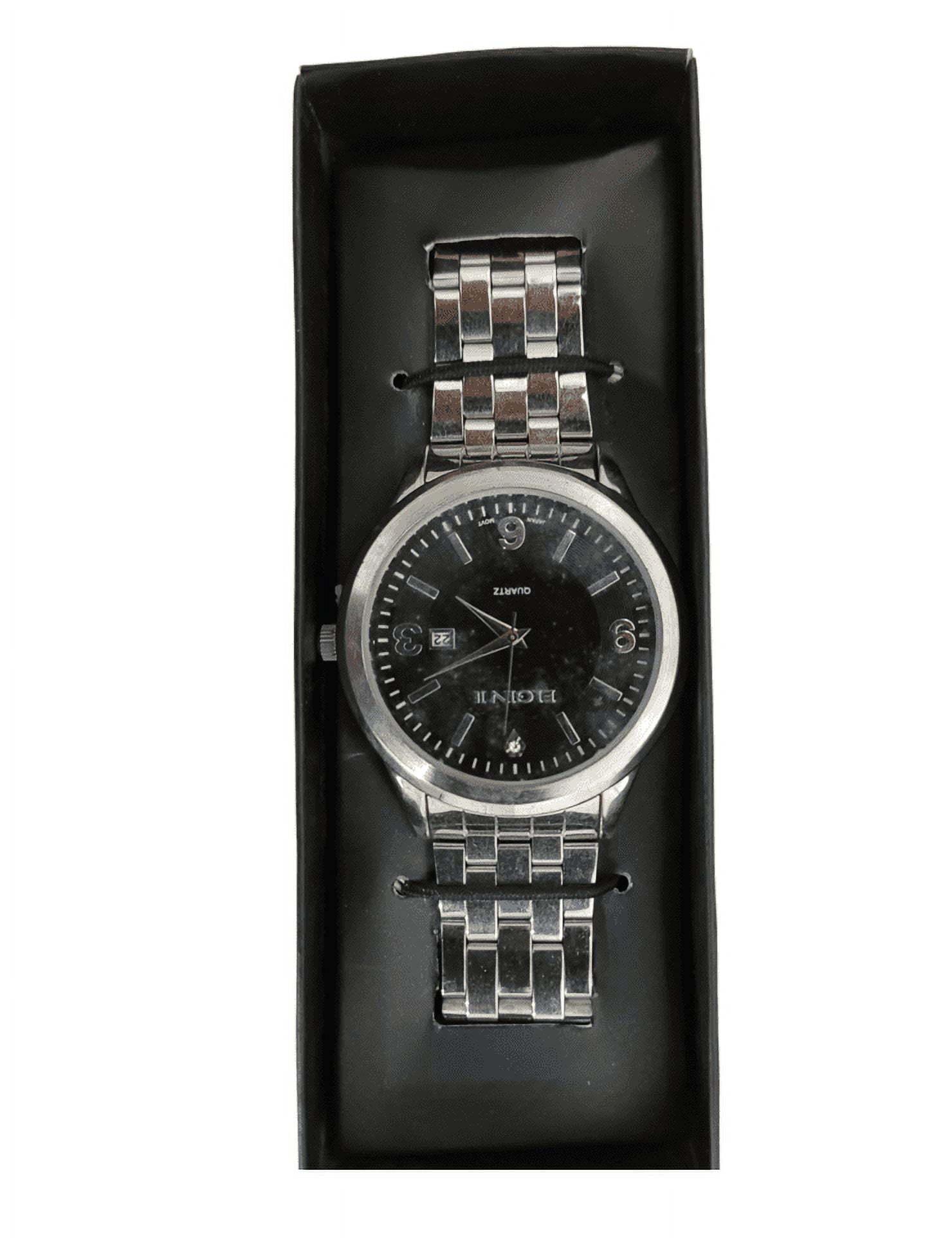 Avon Men's Elgin II Watch Stainless Steel Silvertone - Walmart.com