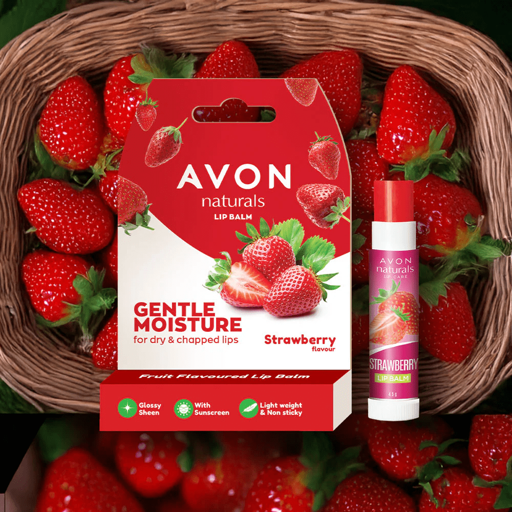 Avon Naturals Lip Balm - Strawberry - Walmart.com