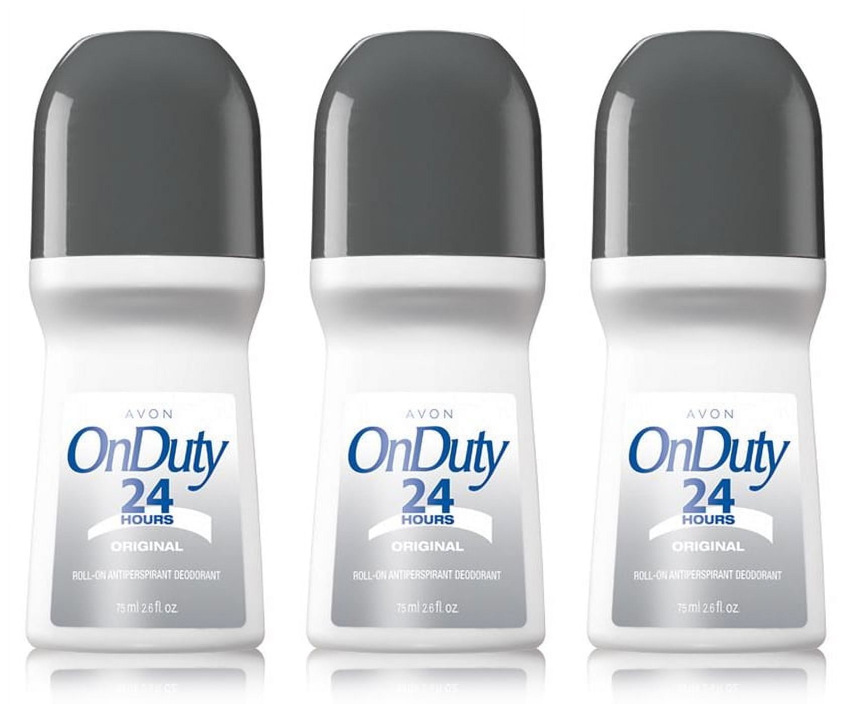 Avon On Duty Original 24-Hour Antiperspirant Deodorant, Roll-On, 2.6 oz, Pack of 3 - Walmart.com