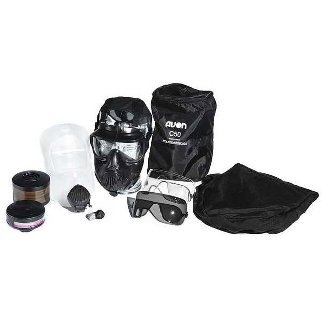 Avon Protection Gas Mask,L,Rubber 70501-555 - Walmart.com