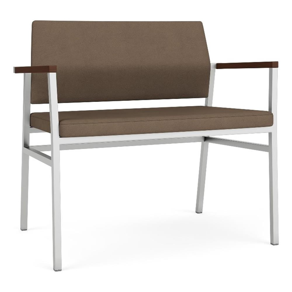 Avon Reception Waiting Bariatric Chair UPH Seat Back / Silver Steel ...